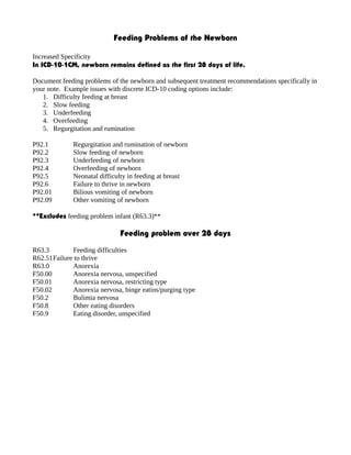 ICD10feeding 1 | ODT