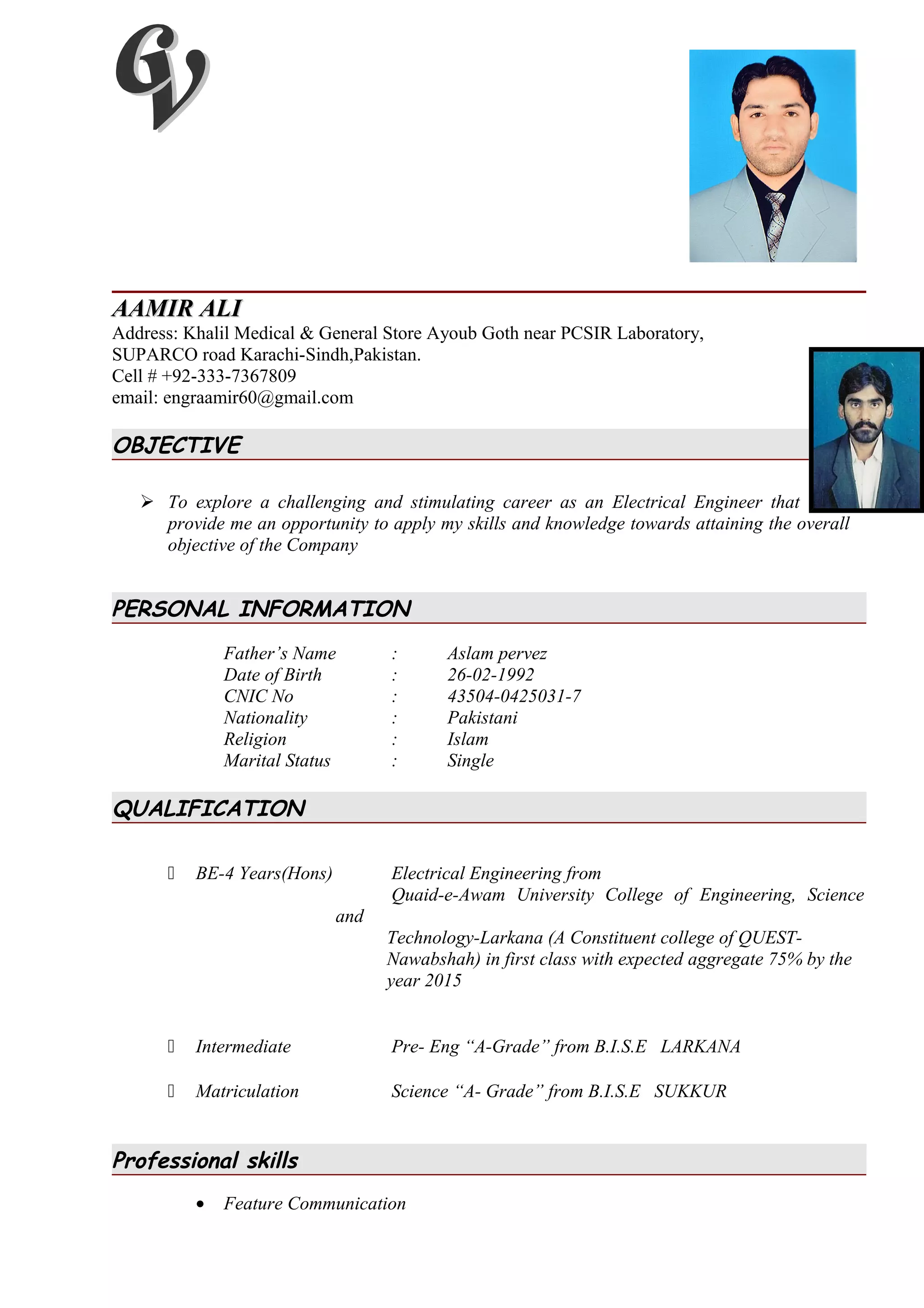 my Cv | PDF