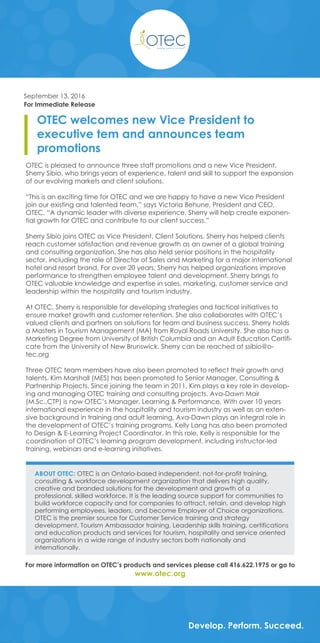 PRESS RELEASE 2 OTEC | PDF