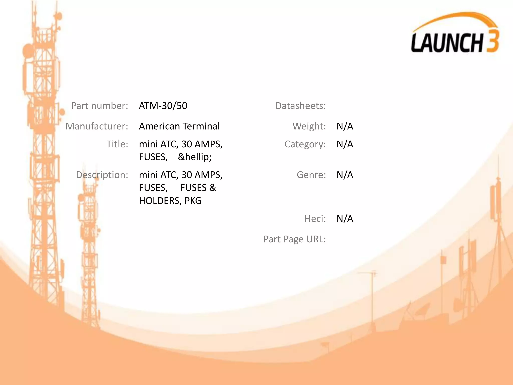 American Terminal ATM-30/50 | PPT