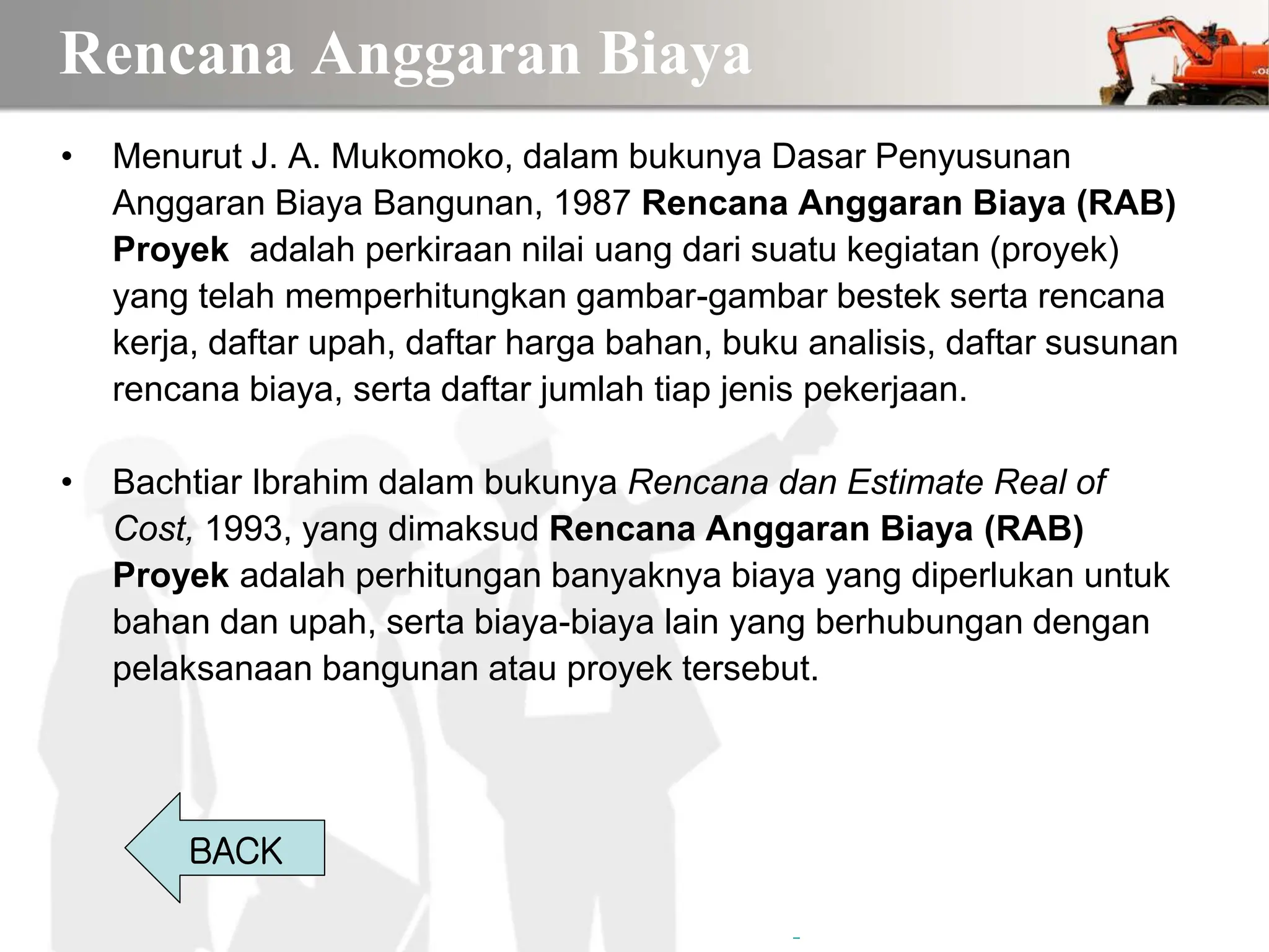 menyusun rencana anggaran biaya proyek rs | PPT