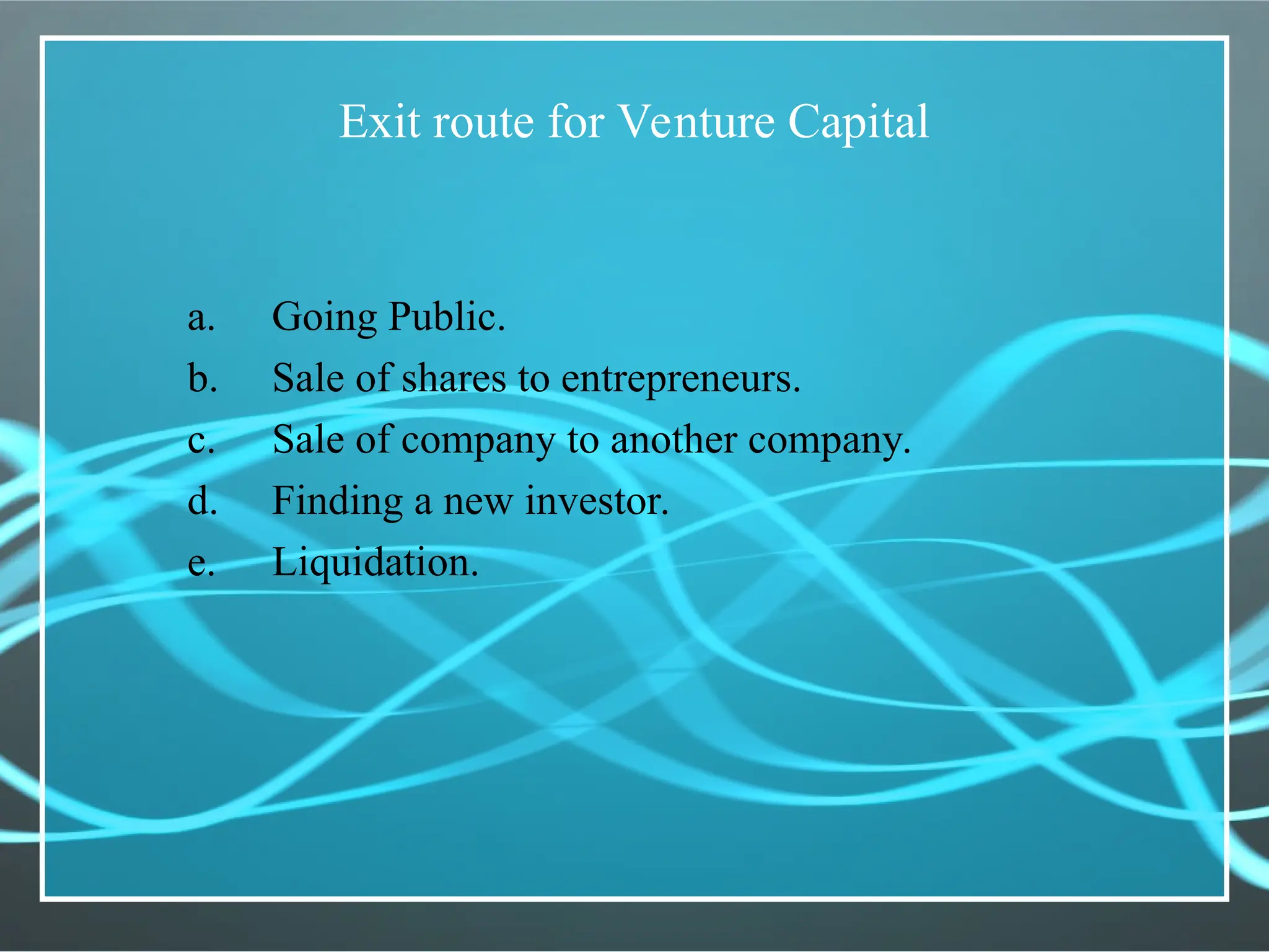 venture capital ppt types stages function | PPT