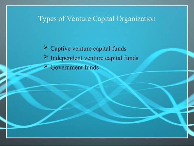 venture capital ppt types stages function | PPT