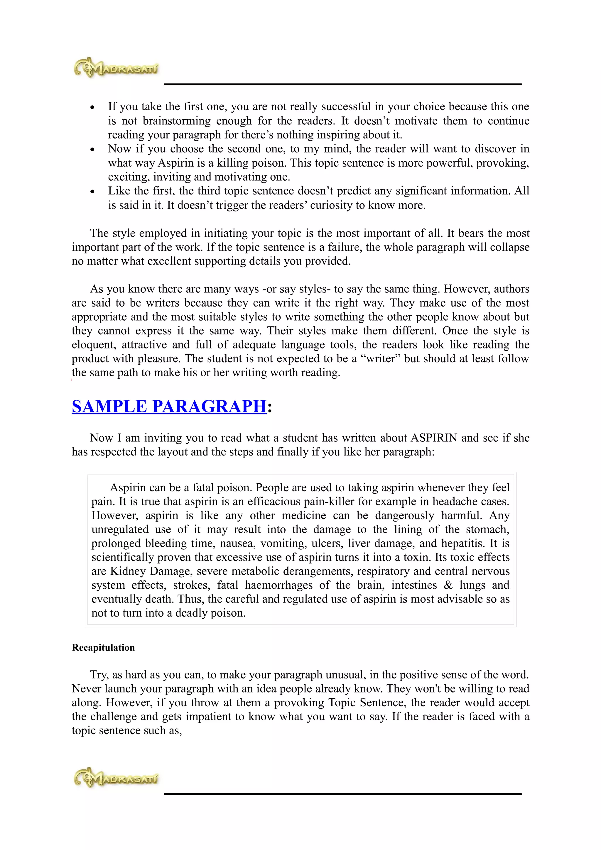 391505 paragraph-writing | PDF