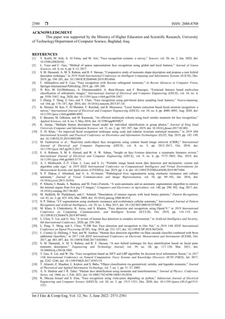 Technique for recognizing faces using a hybrid of moments and a local binary pattern histogram | PDF