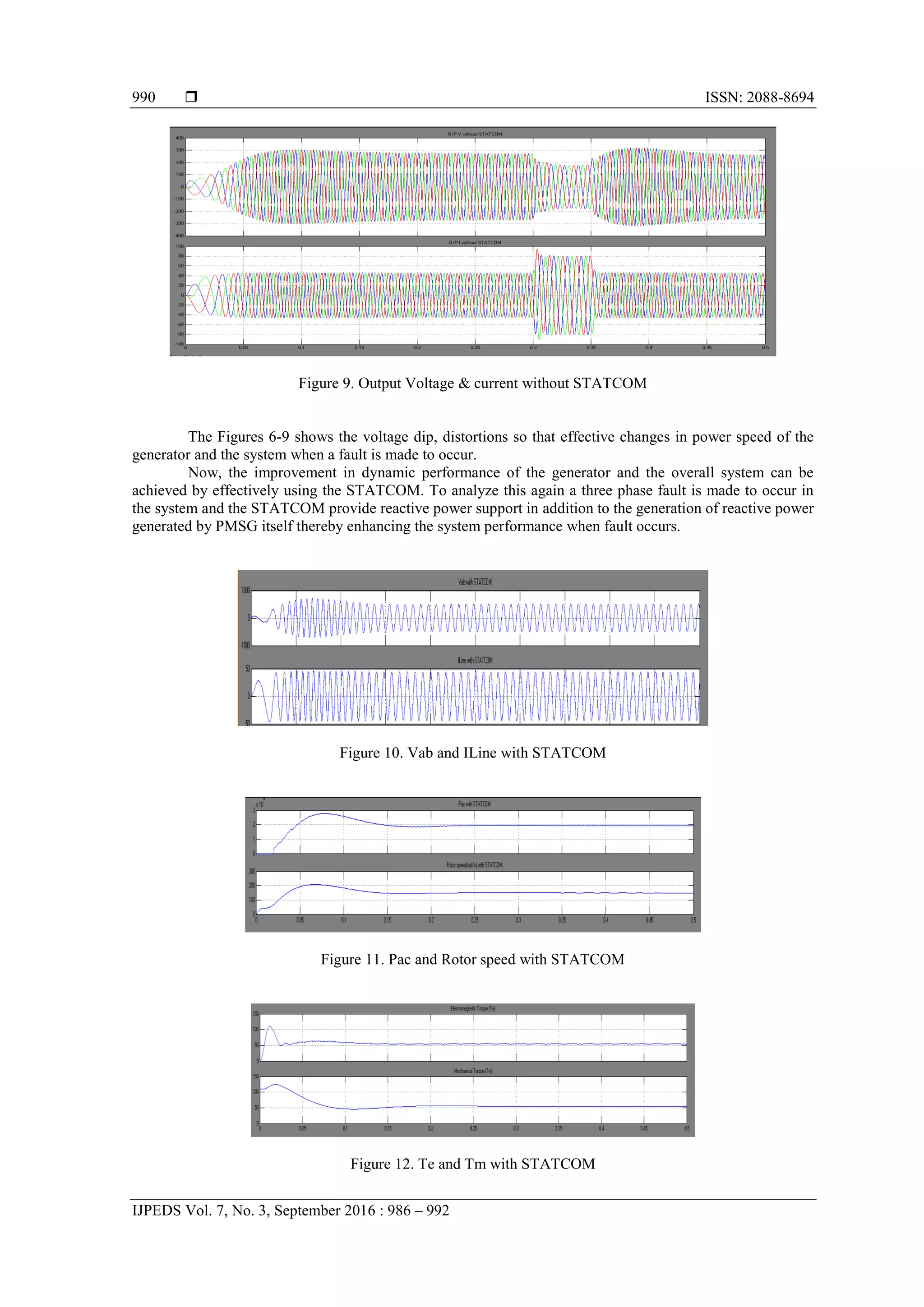 Improvement of Wind farm with PMSG using STATCOM | PDF