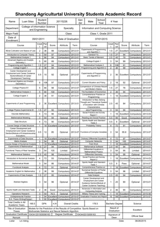 final transcript英文版 | PDF