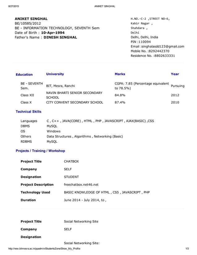 ANIKET SINGHAL1 | PDF