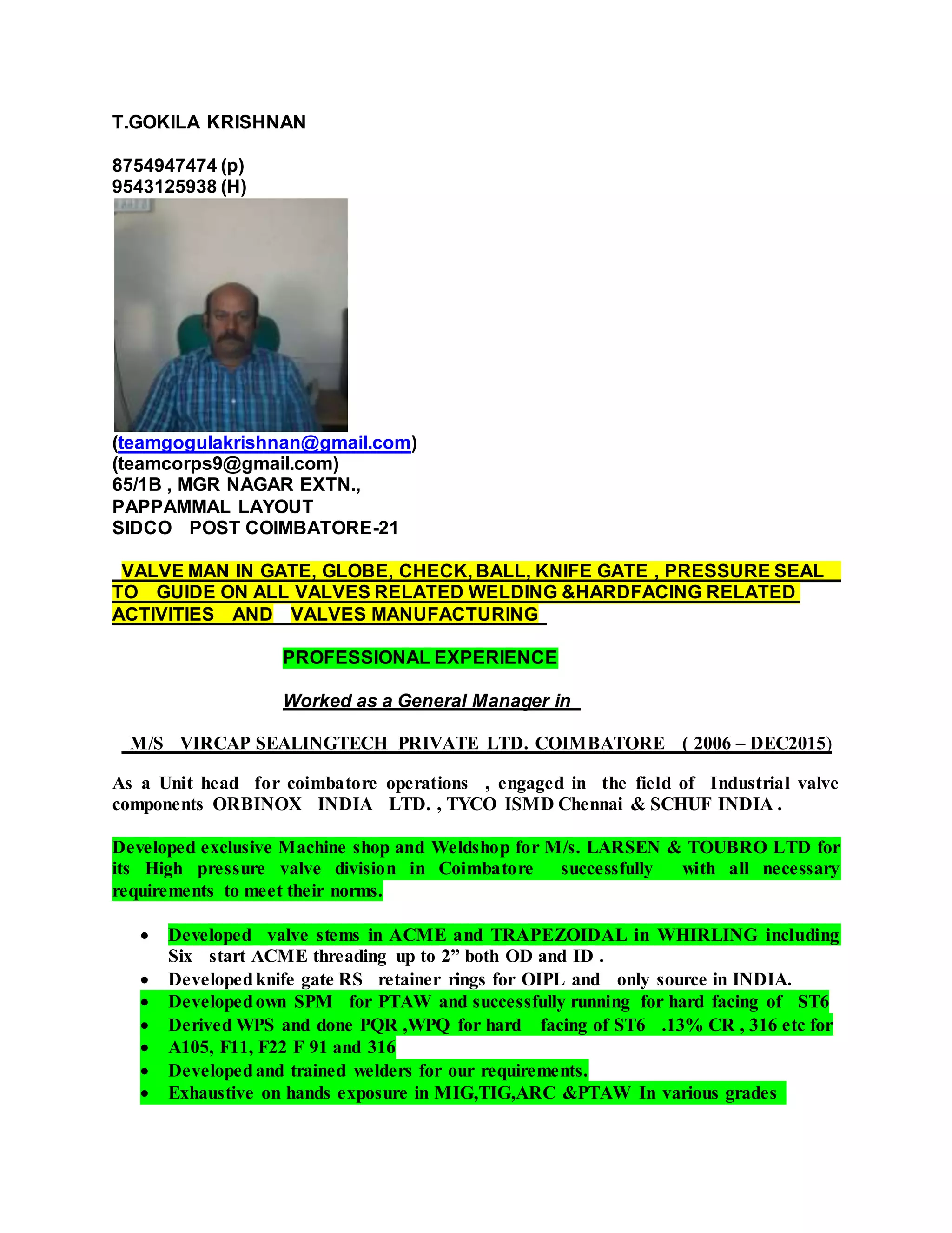 -TGK -KFC-PROFILE | PDF