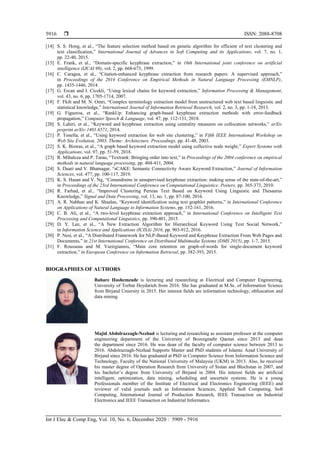 Improving keyword extraction in multilingual texts | PDF