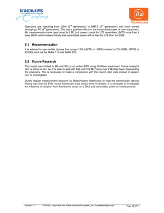 Report-DAS and Mobile Transmission Power | PDF