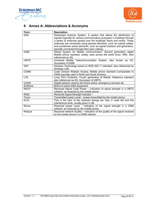 Report-DAS and Mobile Transmission Power | PDF