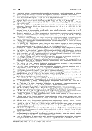 Metacognition analysis of five grade students in elementary school on numbers | PDF