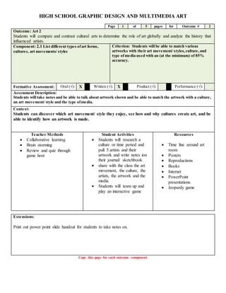 Maiers 9.30 course template | DOCX