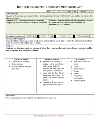 Maiers 9.30 course template | DOCX