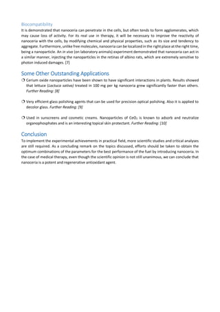 CeO2 Nanoparticles Report | PDF