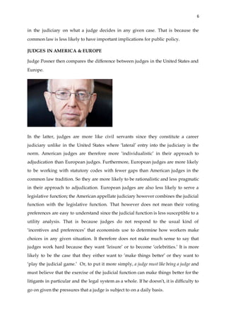 Judge Posner on the Role of the Judge | PDF