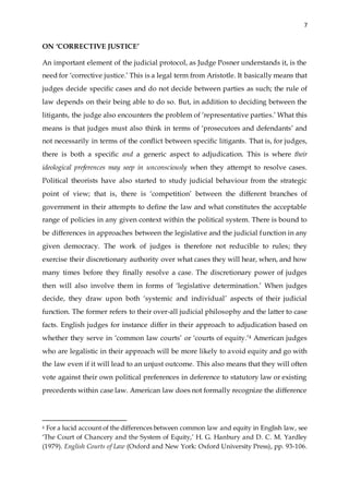Judge Posner on the Role of the Judge | DOCX