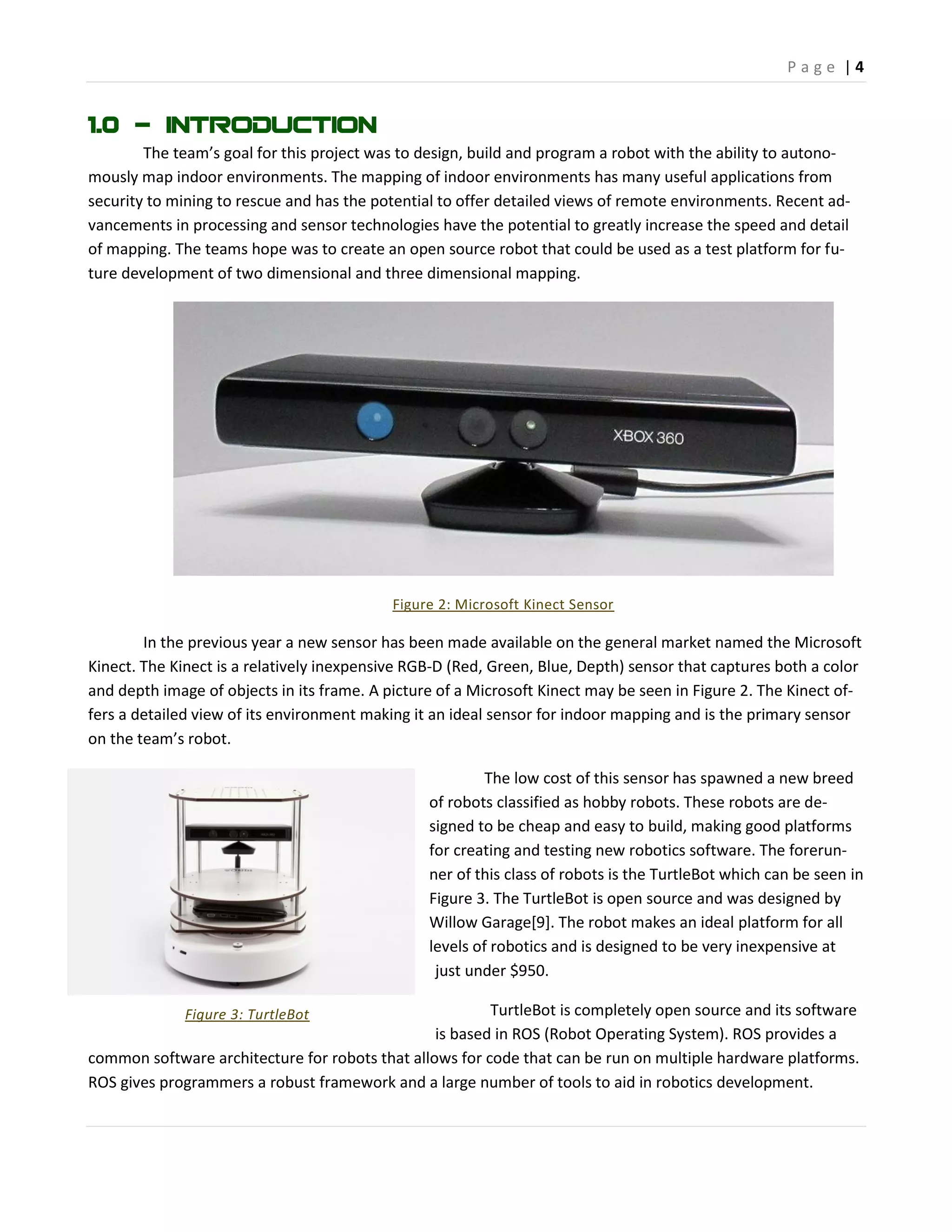 Autonomous Indoor Mapping Using The Microsoft Kinect Sensor | PDF