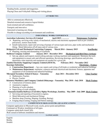 CURRICULUM VITAE | PDF