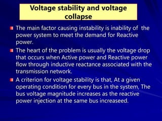 39318107-Voltage-Stability.ppt | Computer Networking | Computing