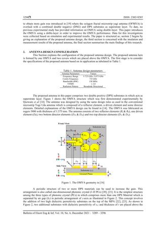 Implementation of double-layer loaded on octagon microstrip yagi antenna | PDF