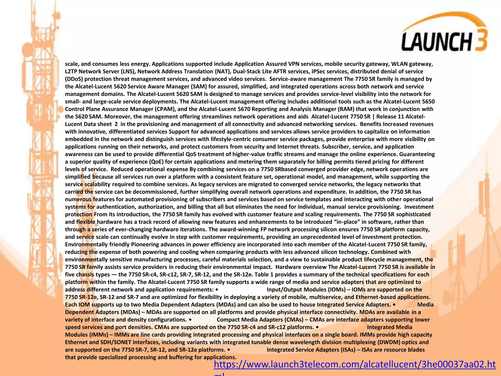 Alcatel-Lucent 3HE00037AA02 | PPTX