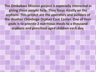 Help Needed For The Zimbabwe Mission | PPT