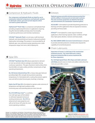 Waste Water Treatment Brochure | PDF