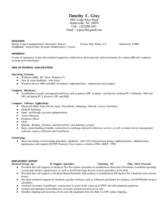Resume-TimothyGray.doc