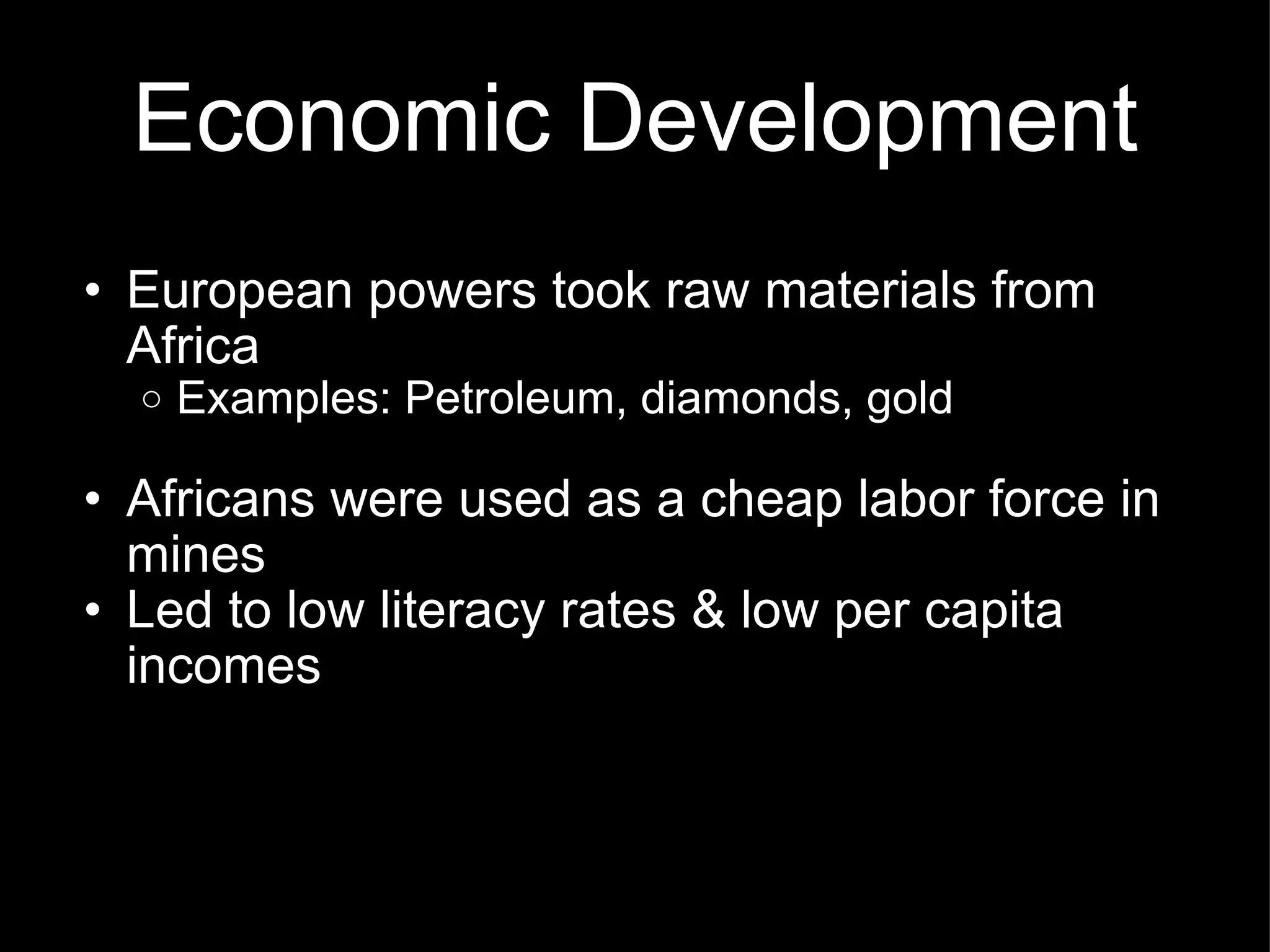 Imperialism in Africa | PPT | World/International Music | Music