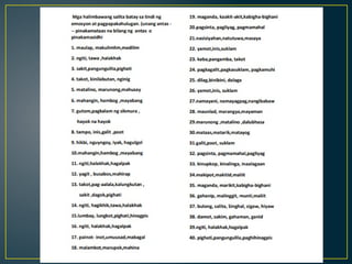 pagkiklino o pag-aantas ng mga salita batay degree | PPTX