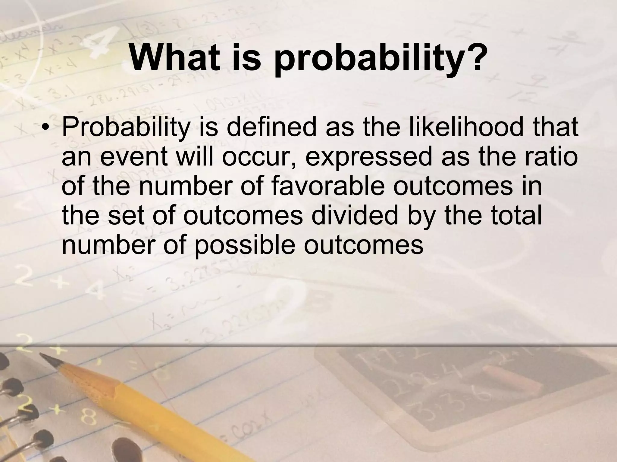 probability | PPT