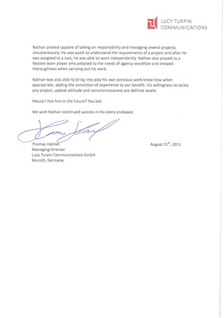 2015-08 LoR Nathan Garbig | PDF