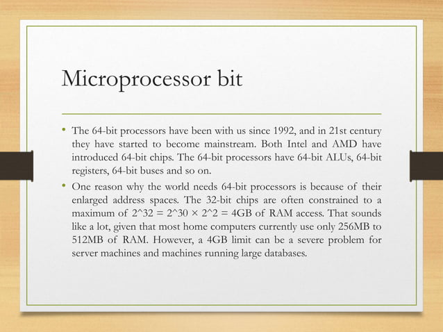 Microproccessor technology | PPT