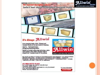 Insulated Boxes by Allwin Roto Plast Ahmedabad | PPTX | Manufacturing Industry | Industries
