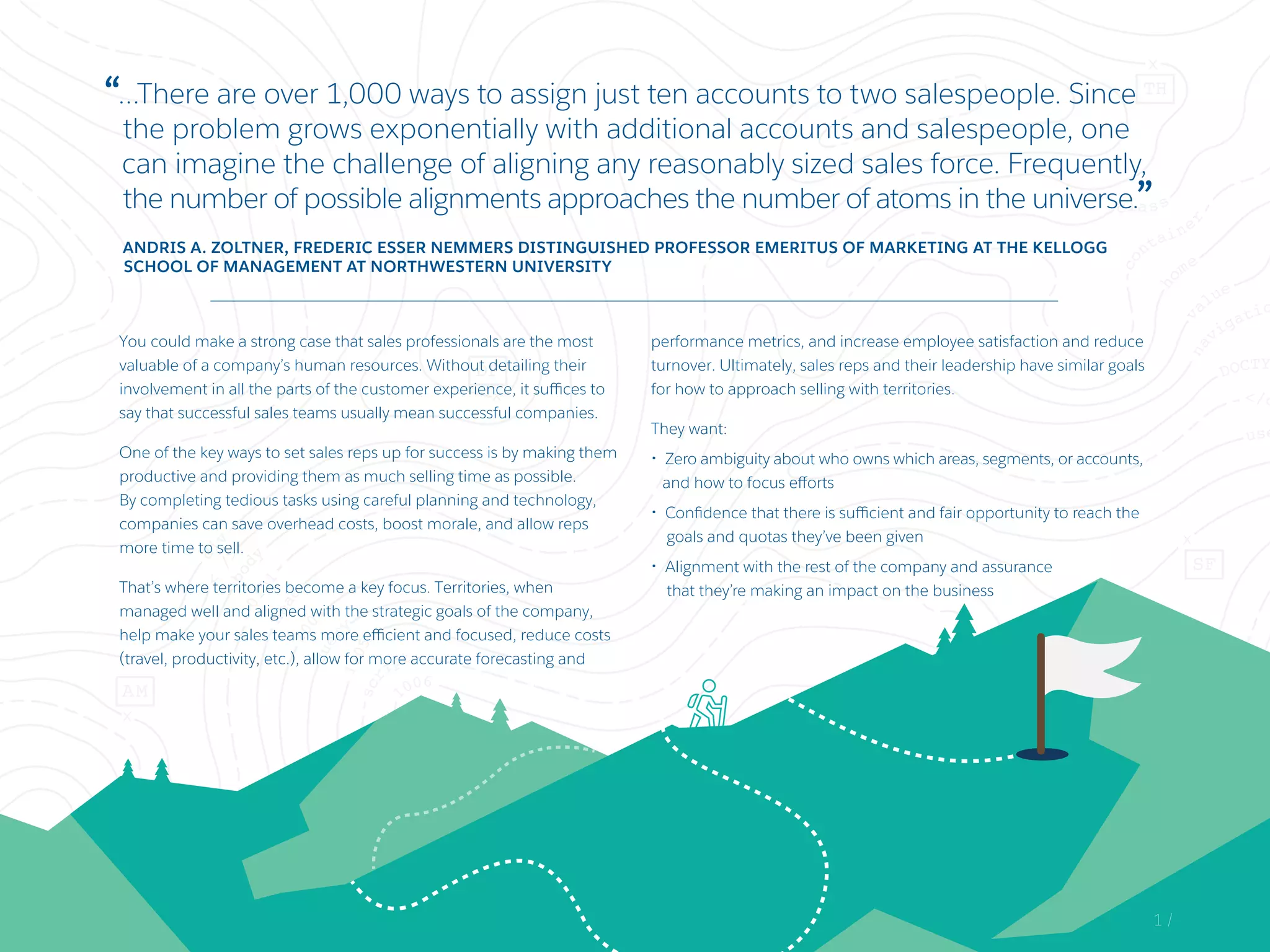 Reach Operational Excellence with Territory Management | PPT