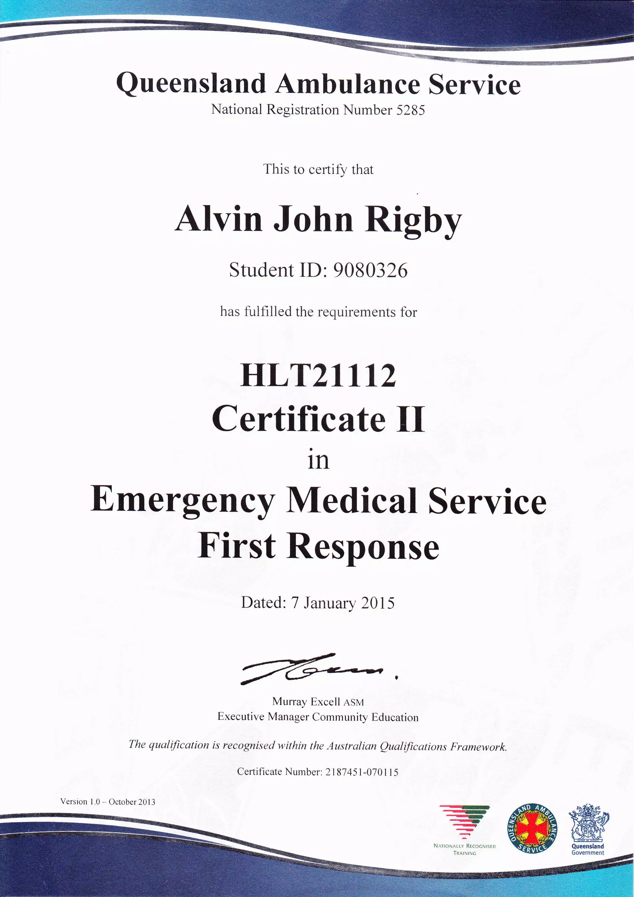 CERTIFICATE II Emergency Medical First Response | PDF