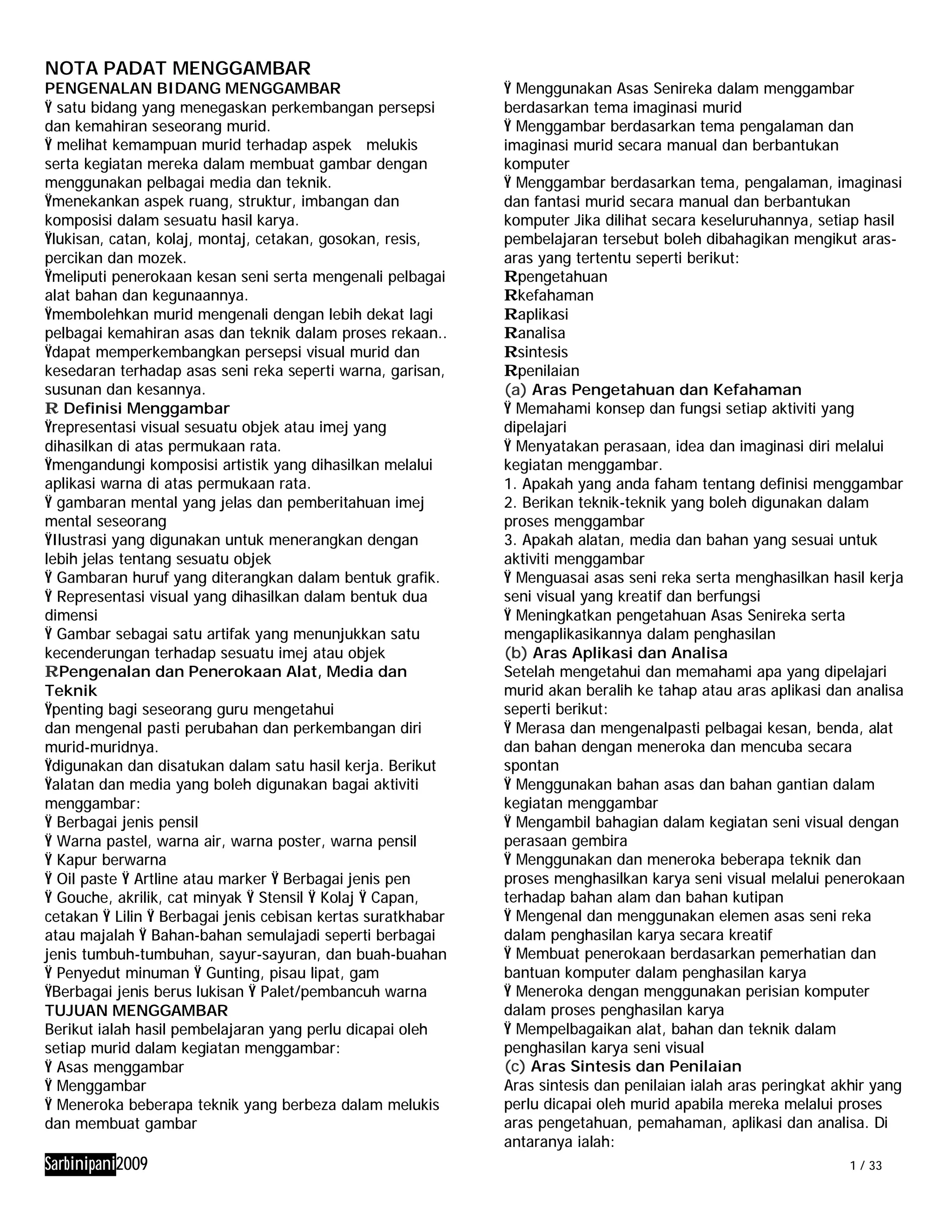 39473049 nota-padat-hbae1403-menggambar | PDF