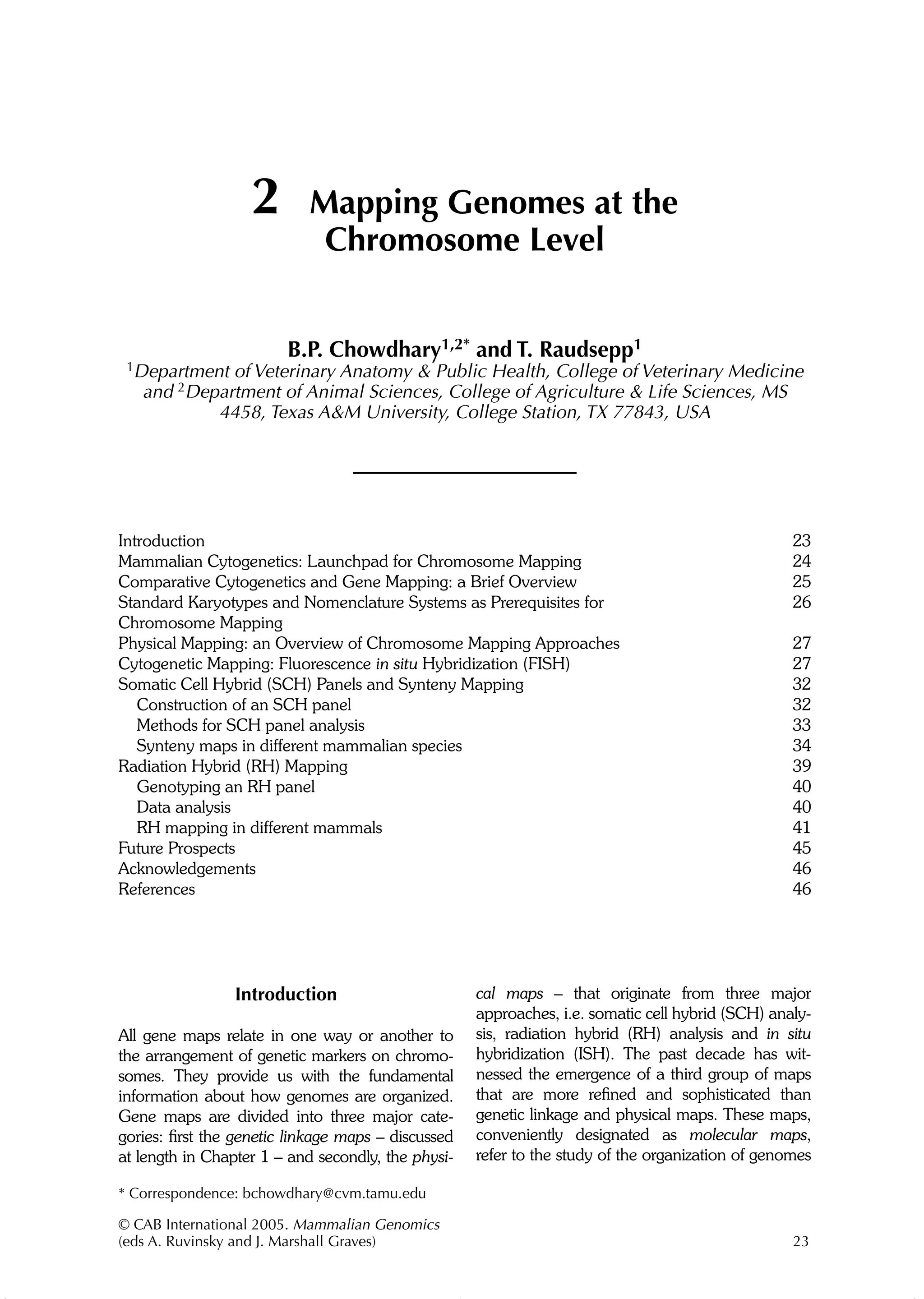 Mammalian genomics First Edition Anatoly Ruvinsky | PDF