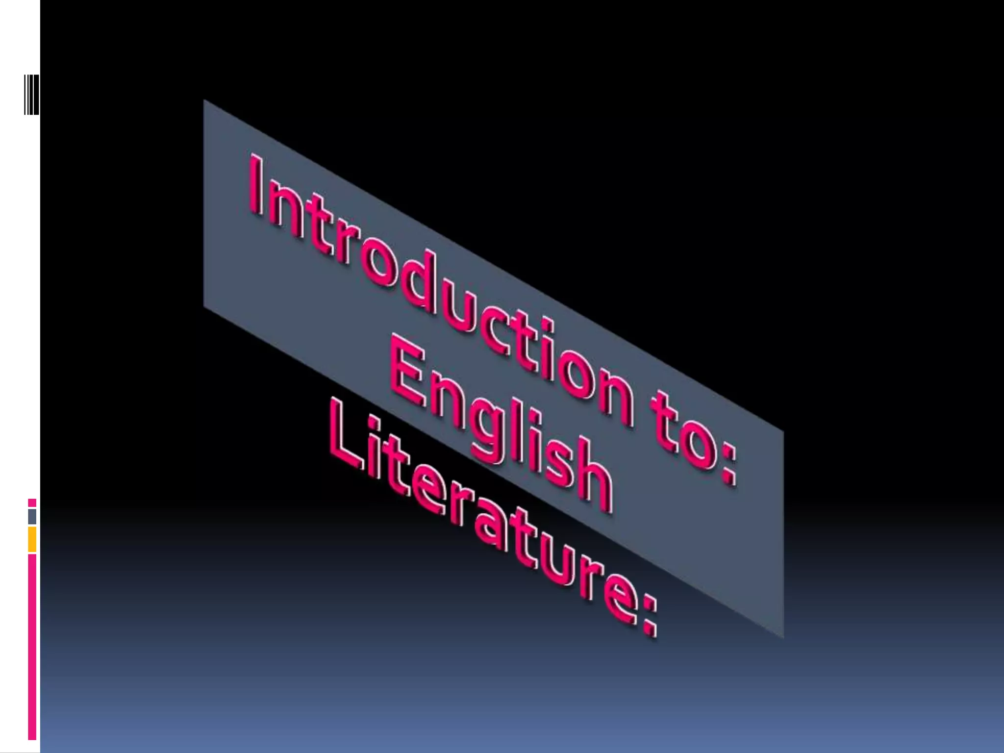 PP introduction for English literature | PPTX | Poetry | Books and ...
