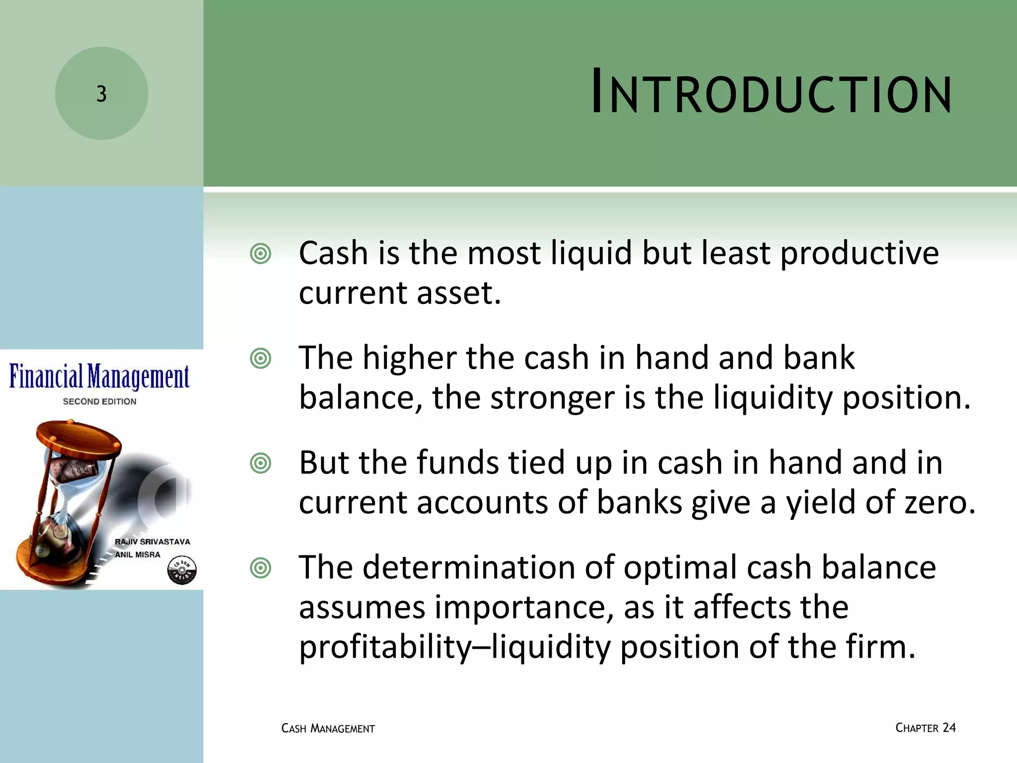 395_33_powerpoint-slides_24-cash-management_CHAPTER-24.ppt | Stocks and ...