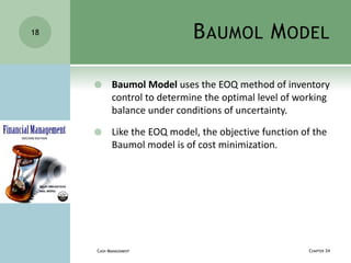 395_33_powerpoint-slides_24-cash-management_CHAPTER-24.ppt | Stocks and ...