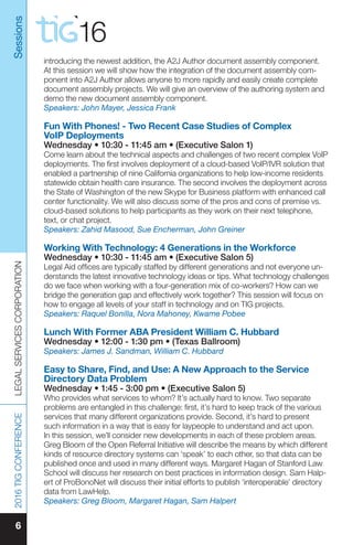 LSC 2016 TIG program | PDF