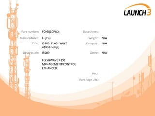 Fujitsu FC9681CPU2 | PPTX