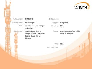 Rosenberger TH426-S78 | PPT