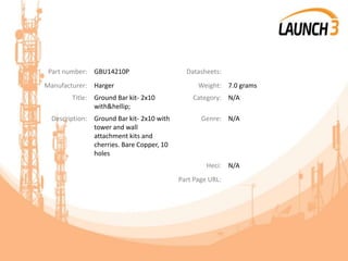 Harger GBU14210P | PPT