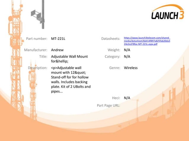 Andrew MT-221L | PPT
