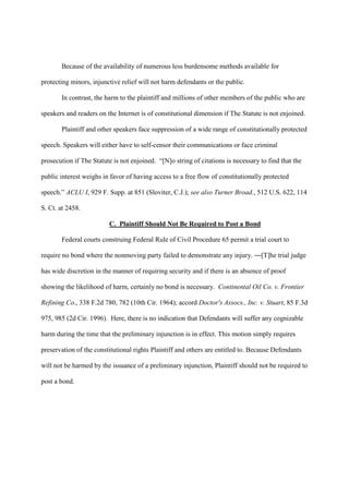 Motion for Preliminary Injunction | PDF