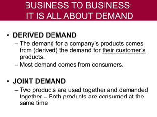 introduction Business to business marketing | PPT